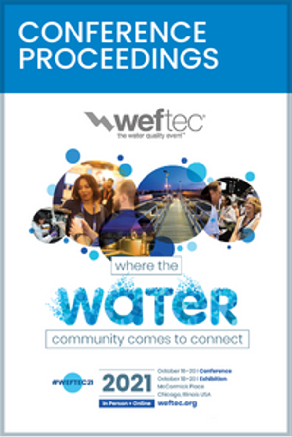 WEFTEC 2021 Proceedings Available on Access Water WEFTEC 2021 Proceedings Available on Access Water